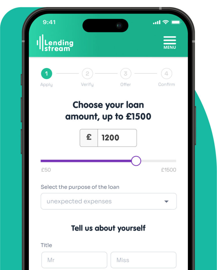 Lending Stream Loans up to £1,500, Direct Lender, Apply Online